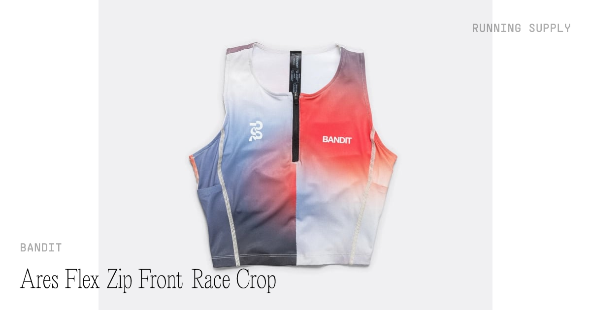 Bandit Ares Flex Zip Front Race Crop - Running Supply